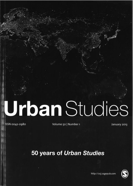 Our History – Urban Studies Foundation